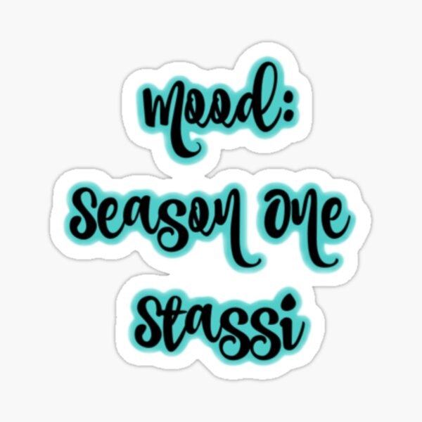 "Season One Stassi" Sticker for Sale by amandakaiser | Redbubble