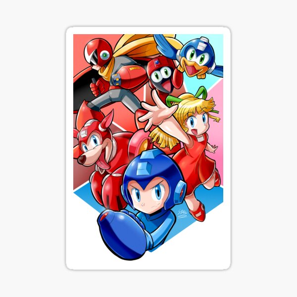 "Mega Crew" Sticker for Sale by StaticBlu | Redbubble