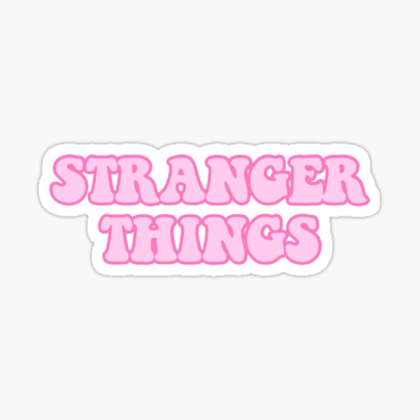 "Stranger Things" Sticker by mariamkalandos | Redbubble