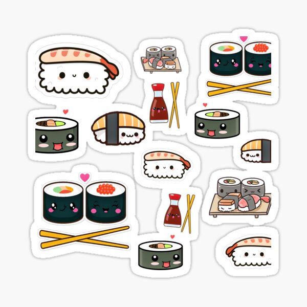 Sticky Rice Stickers | Redbubble