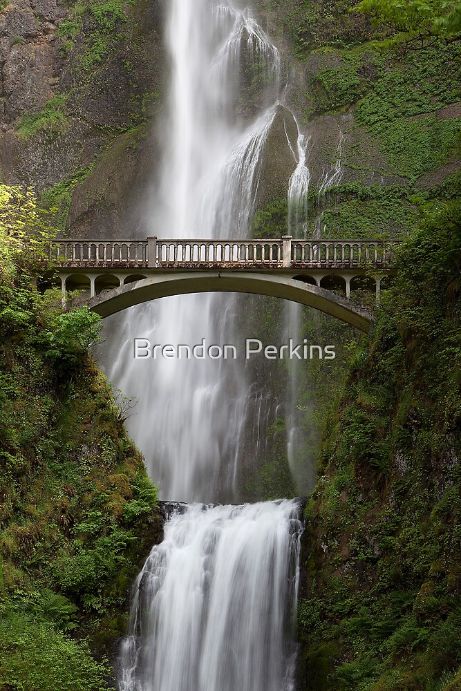 "Multnomah Falls Footbridge (Portland, Oregon)" by Brendon Perkins ...
