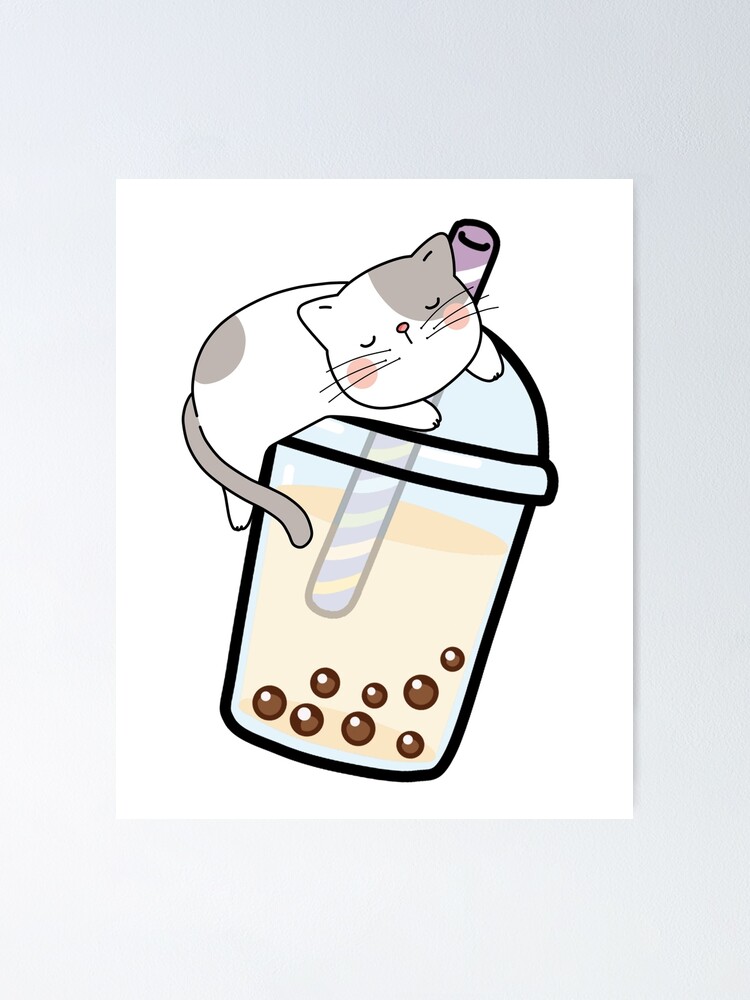 "Boba Cat!" Poster for Sale by SirBobalot | Redbubble