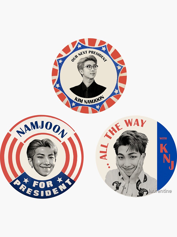 "KNJ 4 PREZ Sticker Pack" Sticker for Sale by laurentine | Redbubble