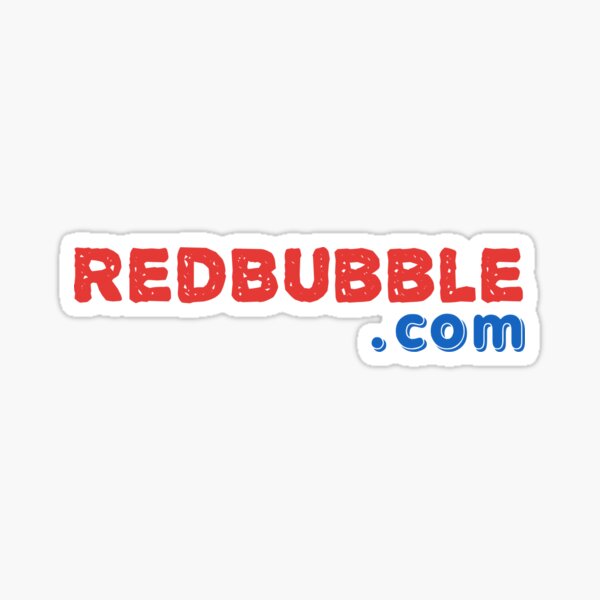 "REDBUBBLE LOGO DESIGN FOR REDBUBBLE.COM" Sticker for Sale by GOPALSHAH ...
