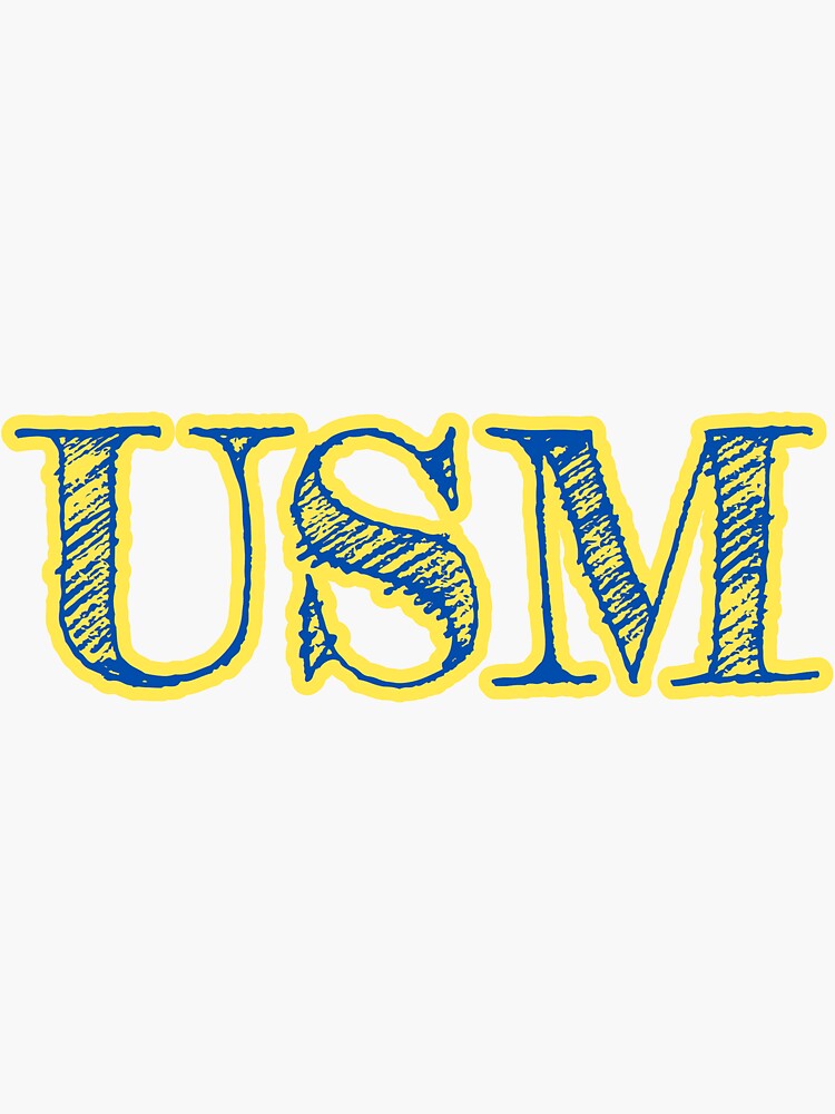 "USM" Sticker for Sale by ashfents | Redbubble