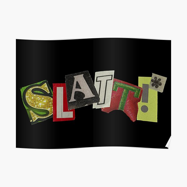 "SLATT!*" Poster for Sale by acalara | Redbubble