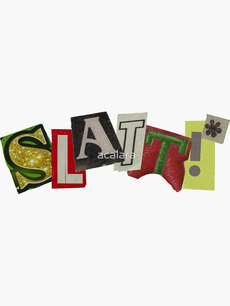 "SLATT!*" Sticker by acalara | Redbubble