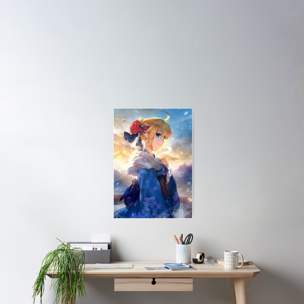 "Fate - Saber" Poster by Lawliet1568 | Redbubble