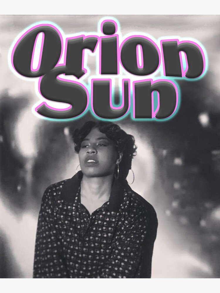 "Orion Sun Graphic Merch Print" Sticker for Sale by fancynancypart1 ...