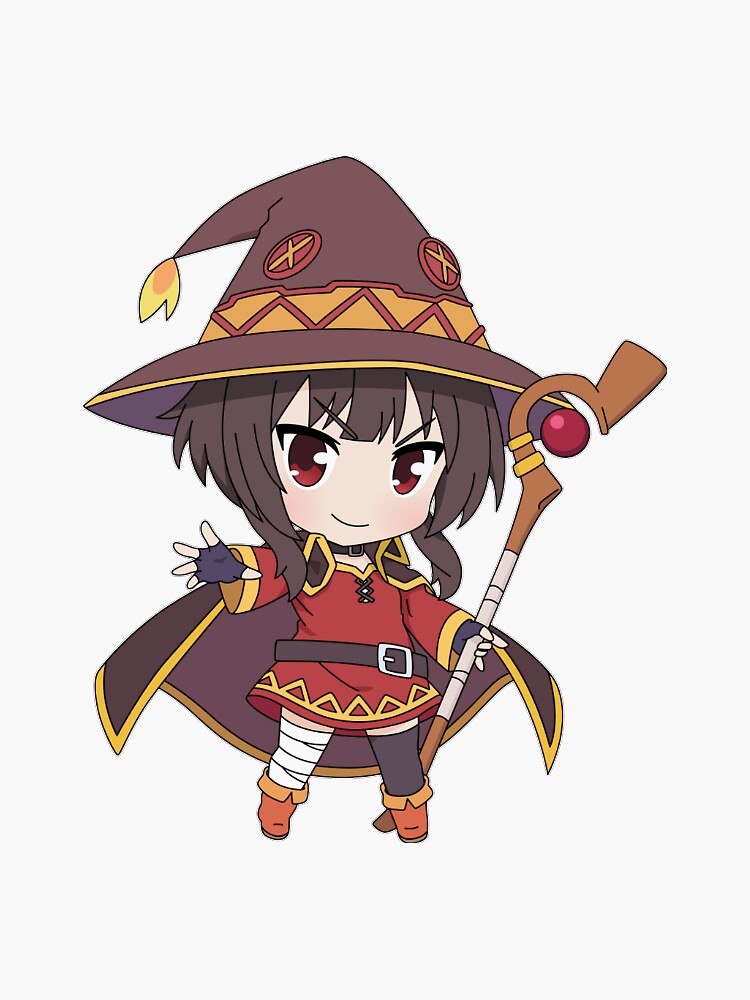 "Konosuba - Megumin" Sticker for Sale by Lawliet1568 | Redbubble