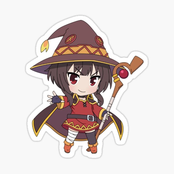 "Konosuba - Megumin" Sticker for Sale by Lawliet1568 | Redbubble