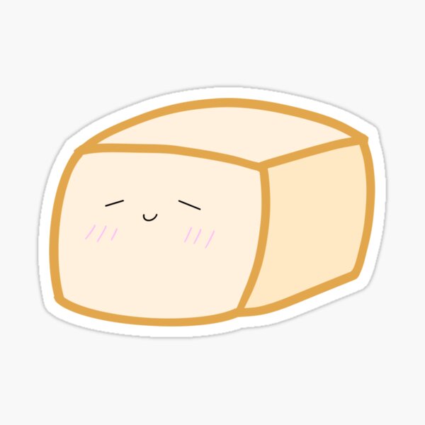 "Kawaii Tofu" Sticker for Sale by aishiiart | Redbubble
