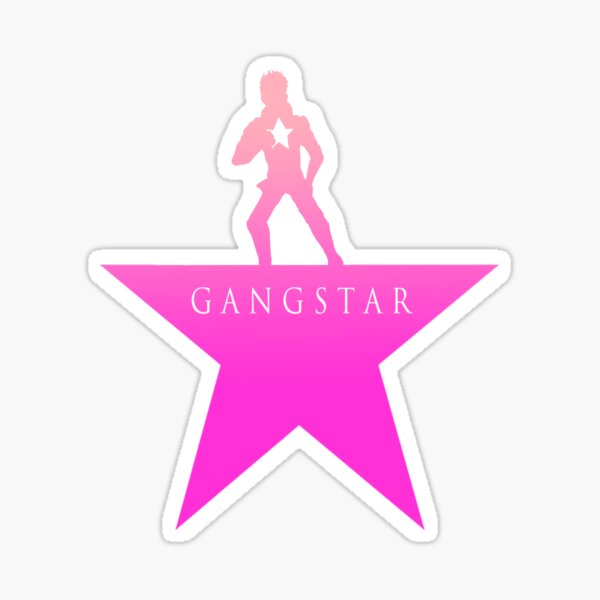 "What's Your Name Man? Gangstar Pink" Sticker for Sale by RadioCrusader ...