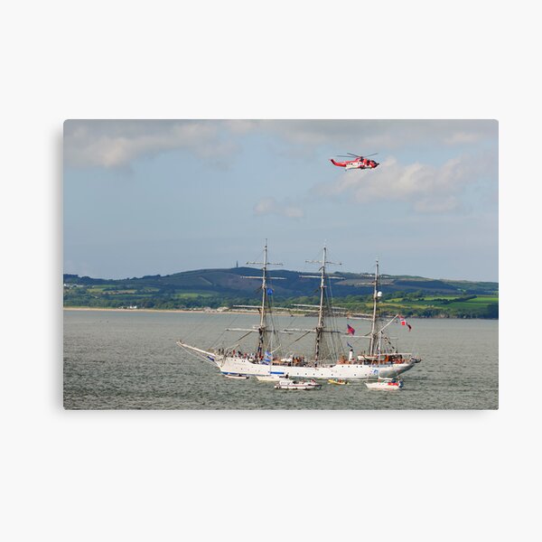 "Tall Ship Christian Radich at Duncannon, County Wexford, Ireland ...