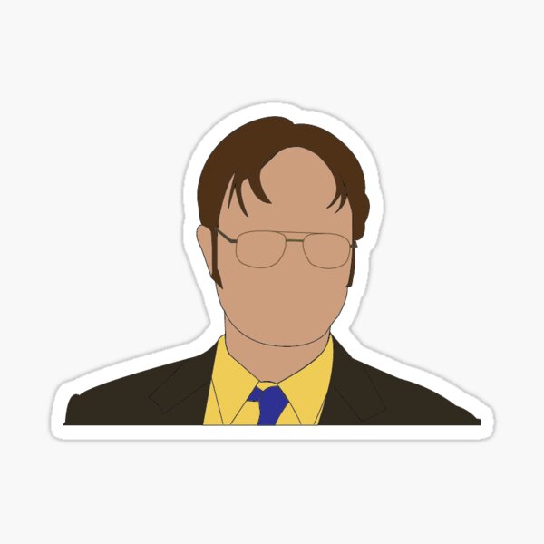 "Dwight Schrute" Sticker for Sale by Vanellym | Redbubble