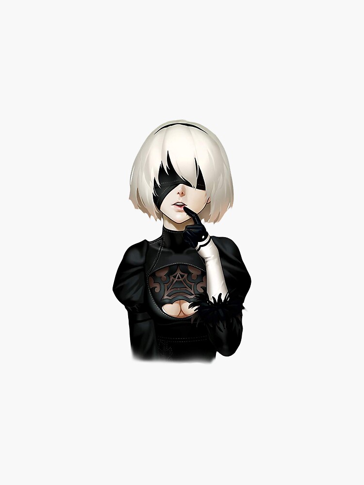 "Nier Automata - 2B" Sticker for Sale by Lawliet1568 | Redbubble