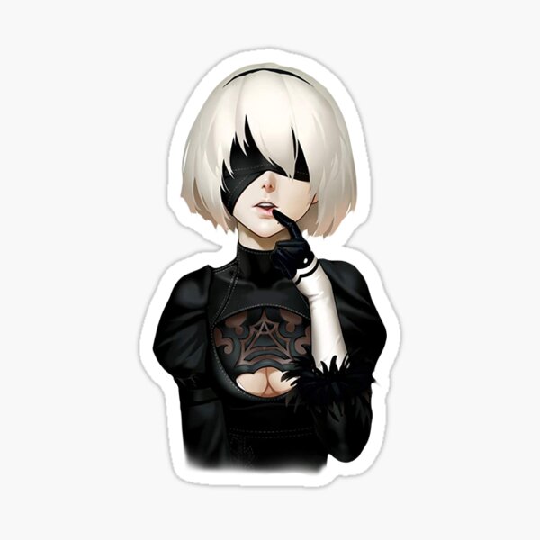 "Nier Automata - 2B" Sticker for Sale by Lawliet1568 | Redbubble