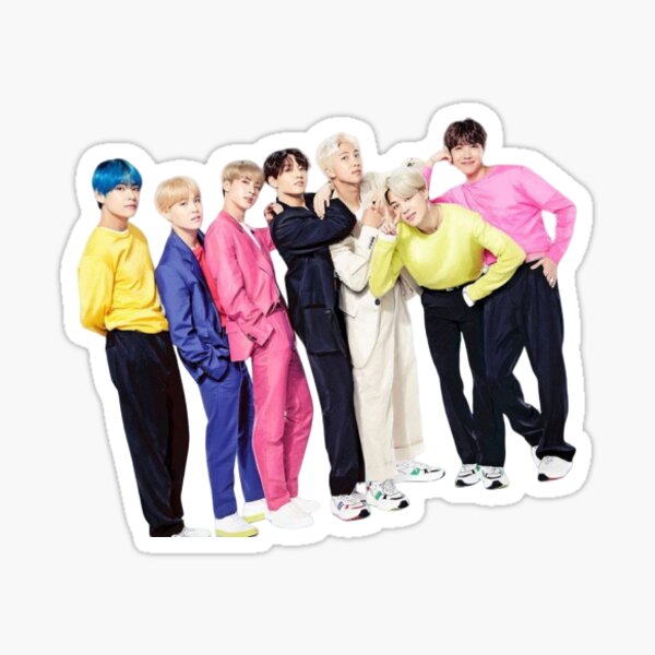"BTS sticker" Sticker for Sale by JNKA10 | Redbubble