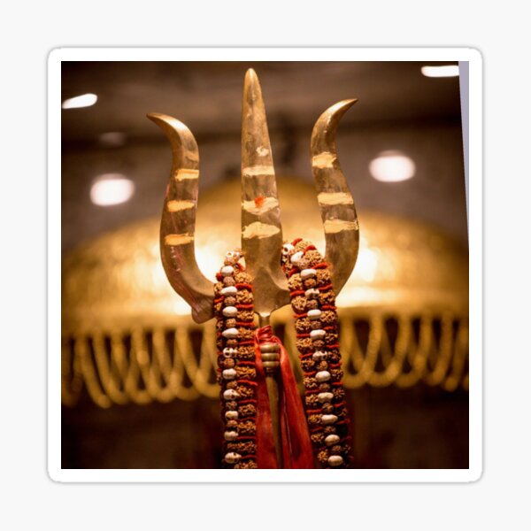 "Mahakal trishul" Sticker for Sale by Suman12345 | Redbubble