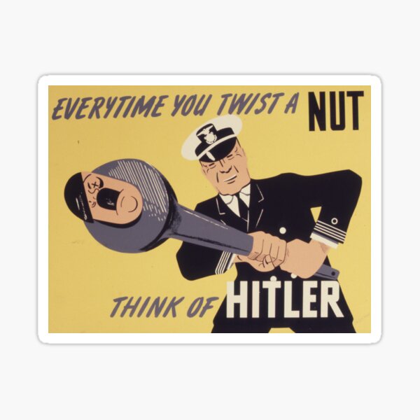 Sticker: Hitler | Redbubble
