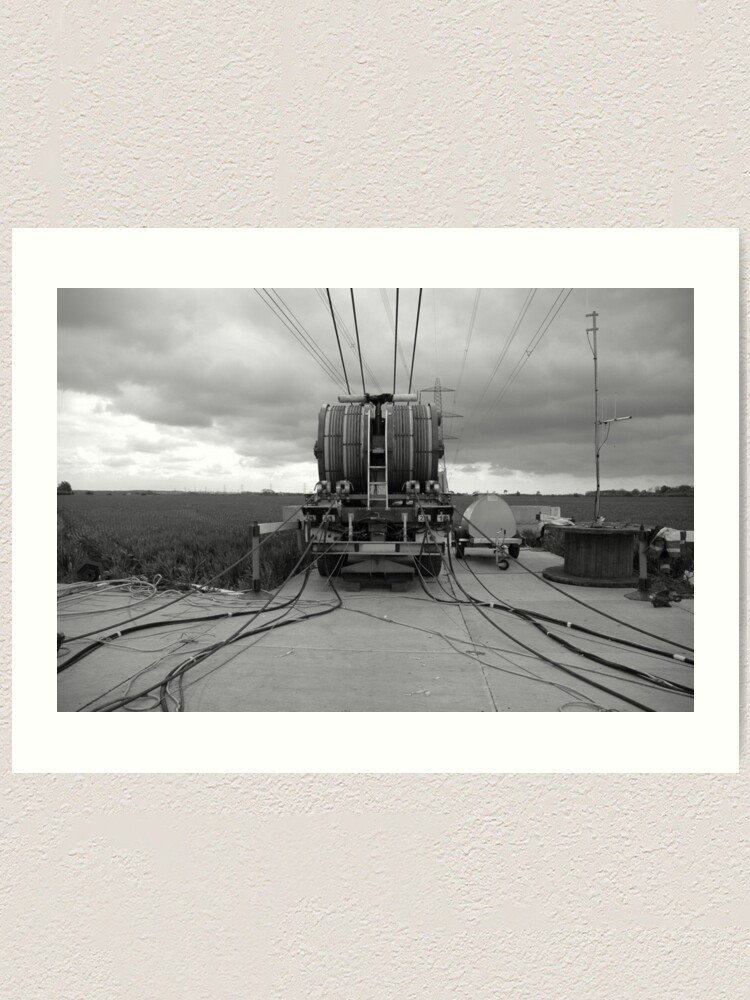 ""Tesmec Puller Tensioner"" Art Print for Sale by Jimmy Deas | Redbubble