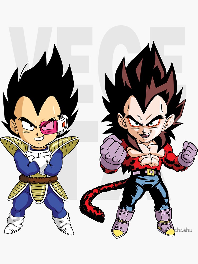 "Vegeta (Chibi)" Sticker for Sale by choshu | Redbubble