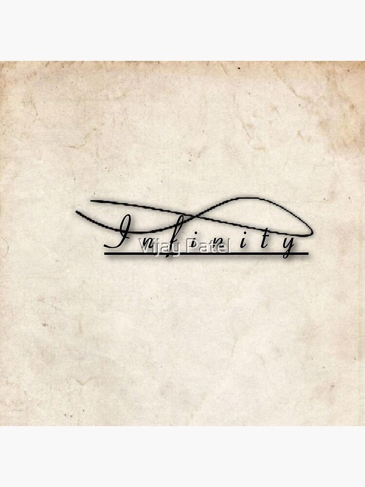 "Infinity" Sticker by Vijay685580 | Redbubble