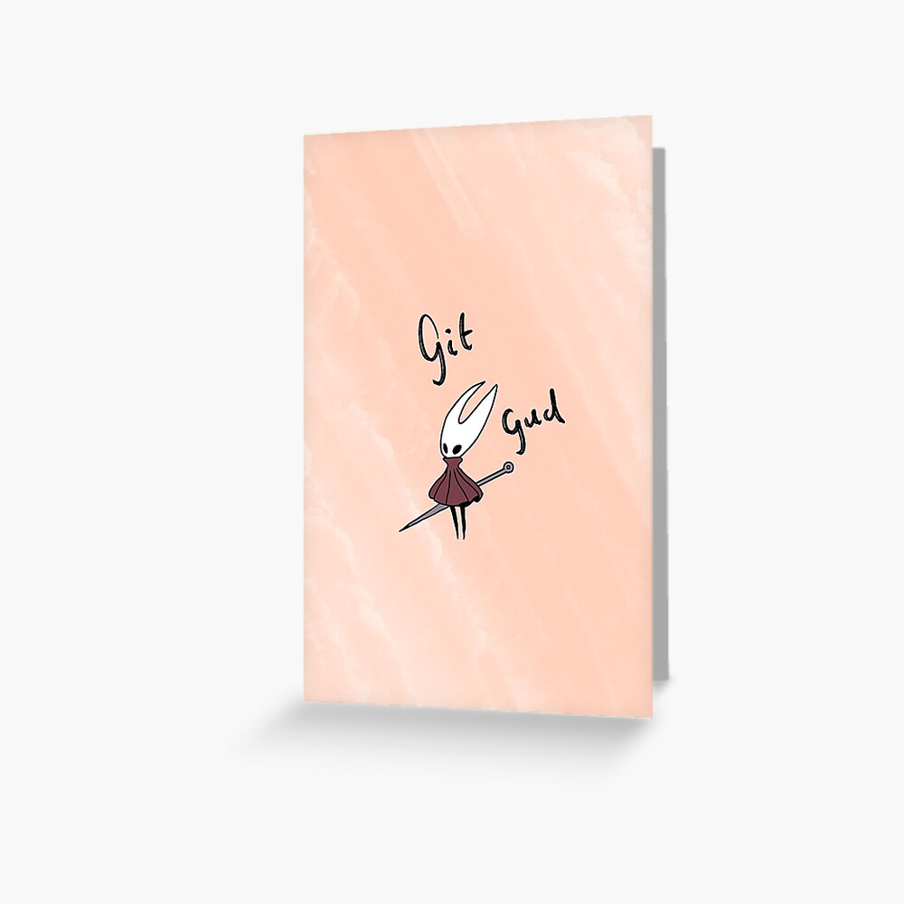 "Git gud Hornet Hollow Knight" Greeting Card for Sale by Lberberyan ...