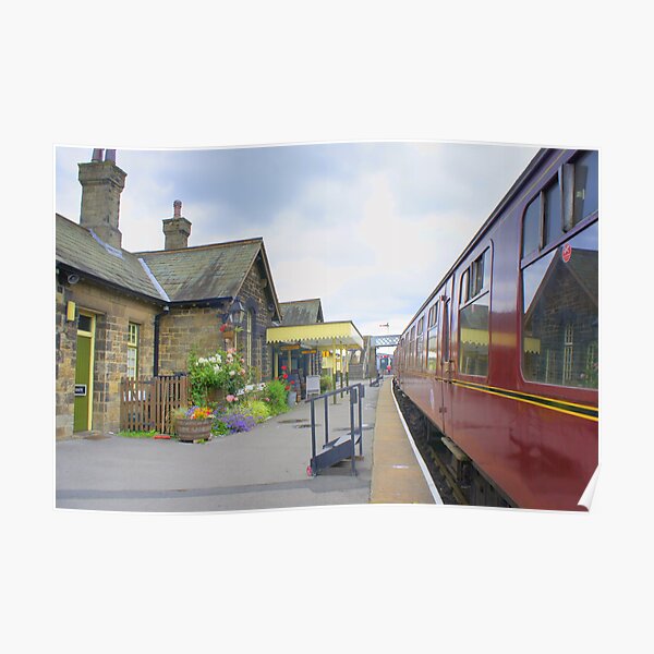 "Embsay Station" Poster by JacquiK | Redbubble