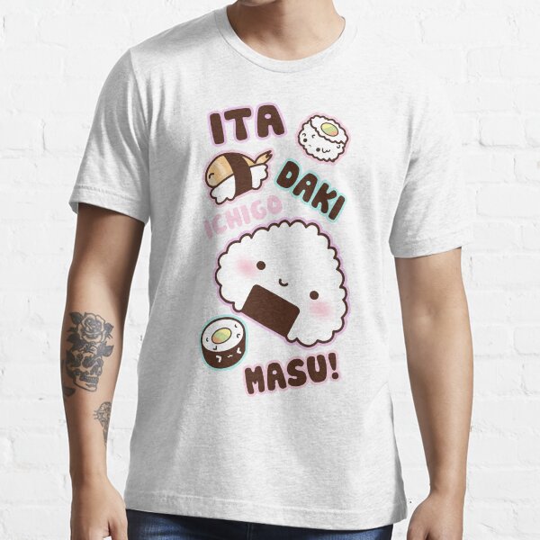 "Onigiri Sushi Lover " T-shirt for Sale by Ichigo | Redbubble | onigiri ...