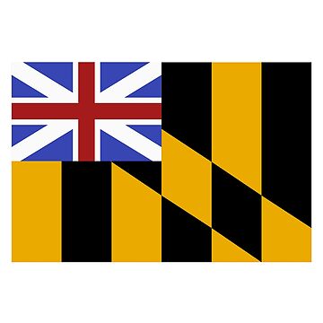 "Maryland Colonial Flag - Calvert Arms" Art Print for Sale by NewmsOne ...