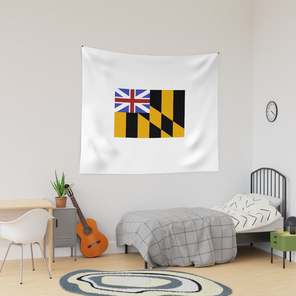 "Maryland Colonial Flag - Calvert Arms" Art Print for Sale by NewmsOne ...