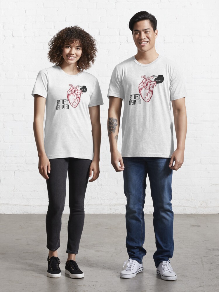 "Battery Operated Pacemaker " Essential T-Shirt for Sale by BmcDulin ...