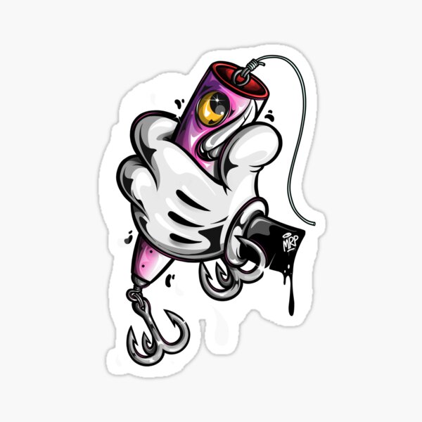 "POPPING TROPICAL" Sticker by MISTERPOLLO | Redbubble