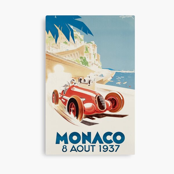 Monaco Grand Prix Canvas Prints | Redbubble