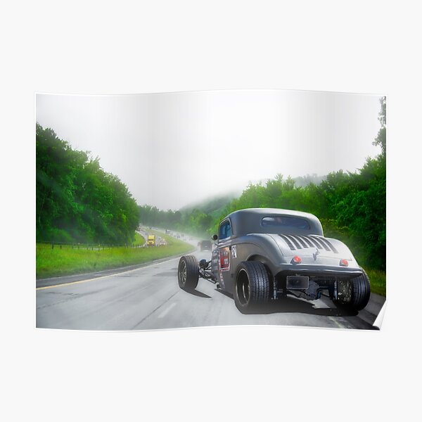 "1934 Ford 'On Ramp' Coupe" Poster for Sale by DaveKoontz | Redbubble