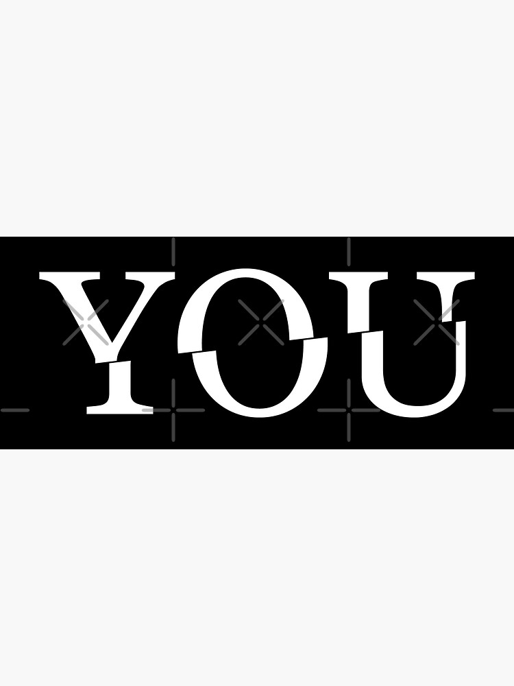 "You" Sticker for Sale by SmithDigital | Redbubble