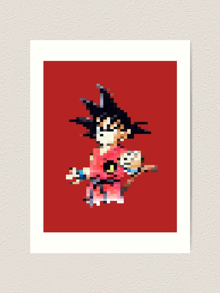 "Kid Goku Pixel" Art Print by martiiinthomas | Redbubble