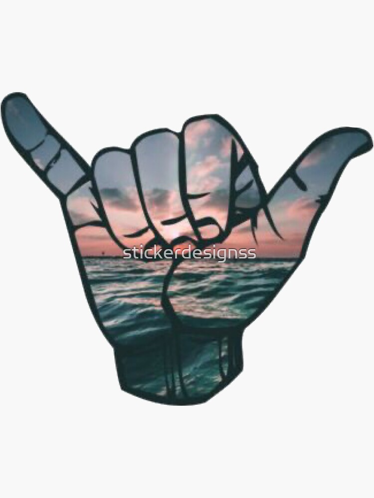 "Shakka hand sticker" Sticker by stickerdesignss | Redbubble
