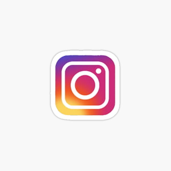 "Instagram logo ?" Sticker for Sale by h-nn-h06 | Redbubble