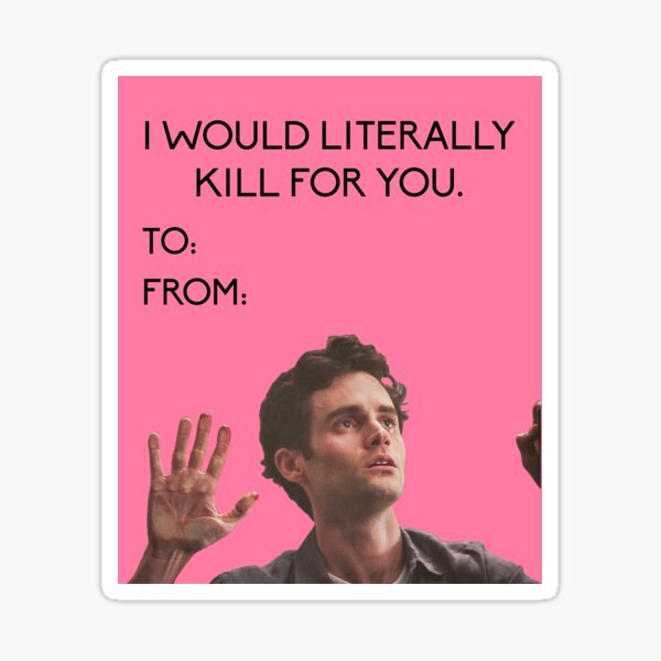 Joe Goldberg Stickers | Redbubble