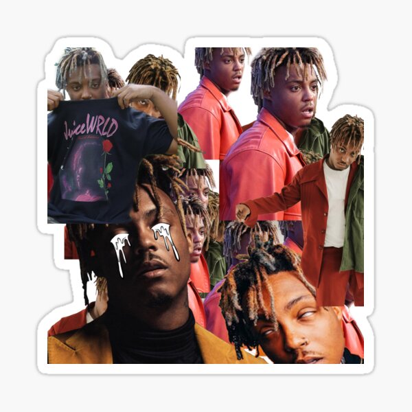 Juice Wrld Collage Stickers | Redbubble