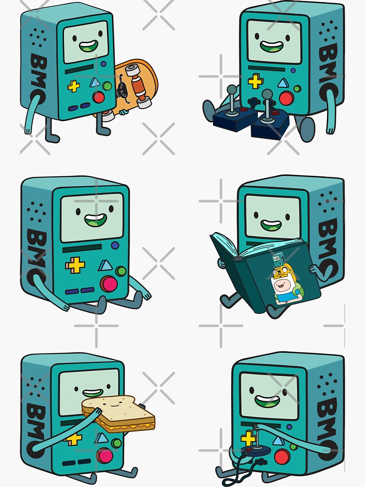 "BMO" Sticker for Sale by plushism | Redbubble