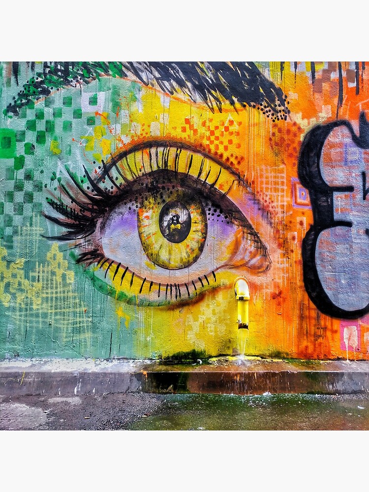 " The eye Graffiti art" Poster for Sale by TymeWorx | Redbubble