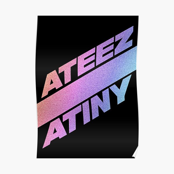 "Ateez - Atiny" Poster for Sale by 95amy | Redbubble