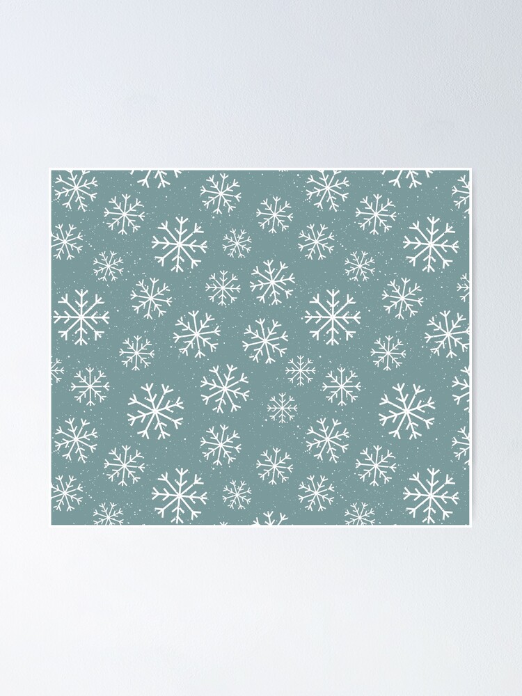 "Snowflakes - Winter snowflake" Poster by Marianne1108 | Redbubble