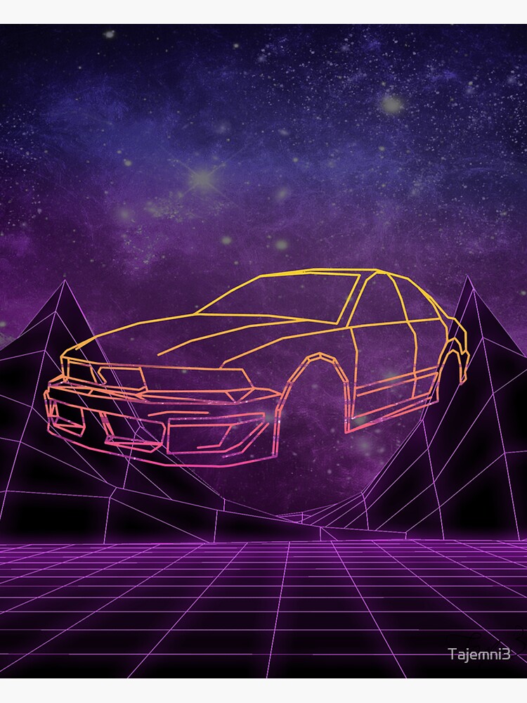 "Mitsubishi Galant" Sticker by Tajemni3 | Redbubble