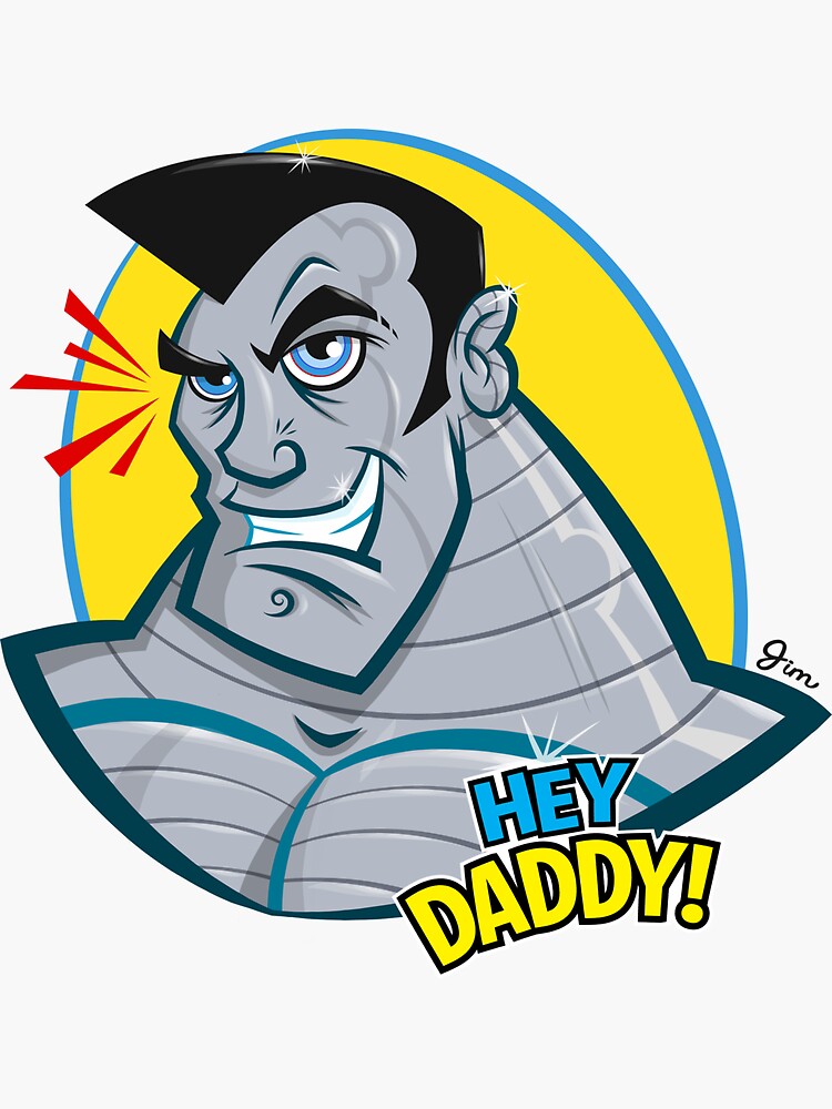 "Hey Steel Daddy" Sticker for Sale by HeyDaddy | Redbubble