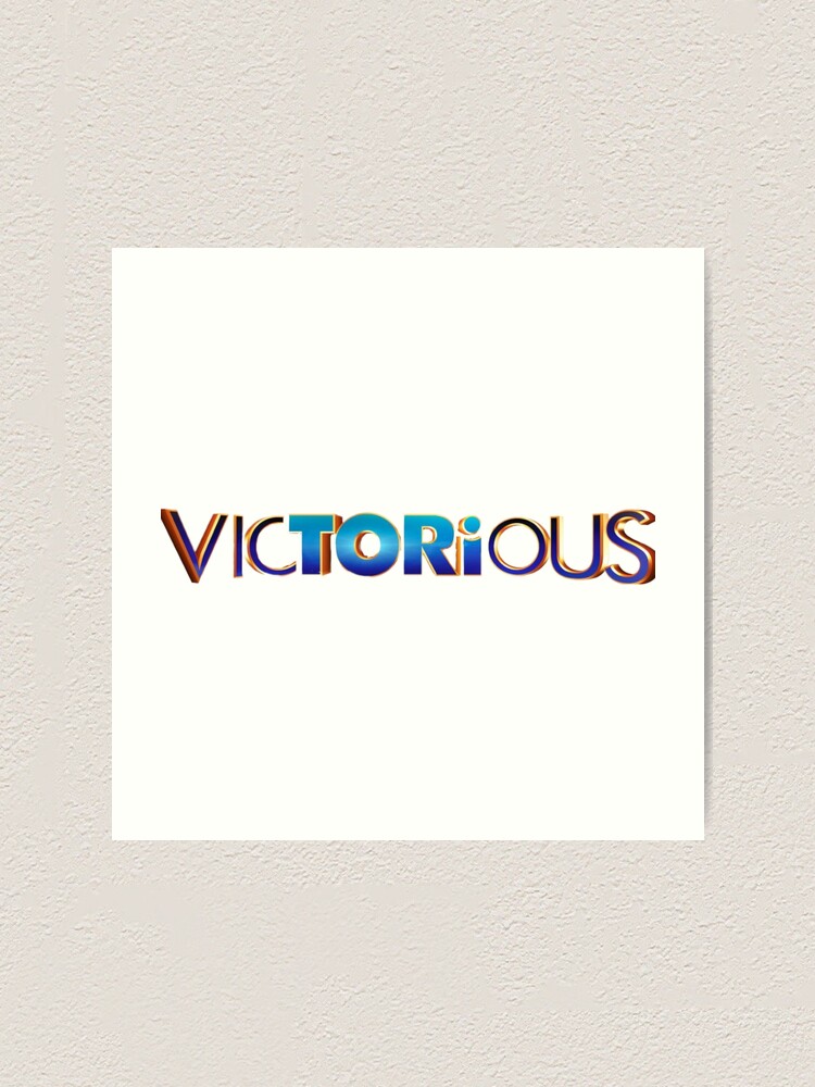 "VICTORIOUS TV SHOW LOGO" Art Print for Sale by chsvsco | Redbubble