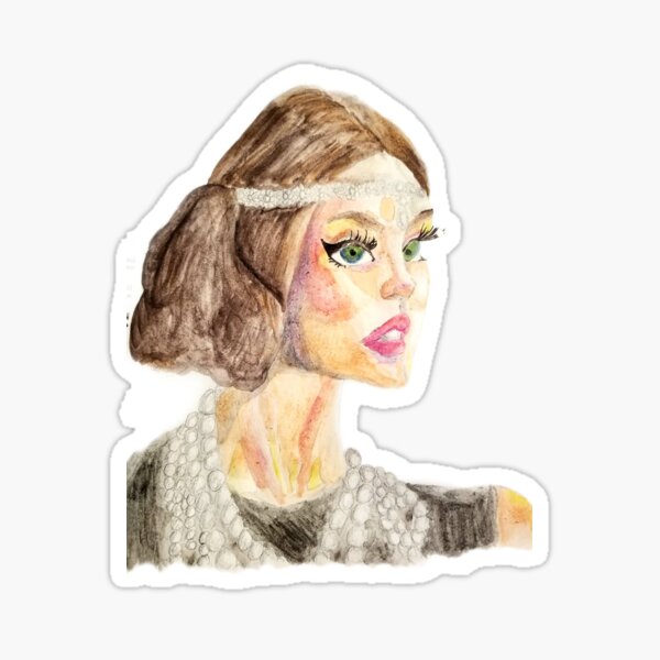 "1920's Fallon" Sticker by Artbysis | Redbubble